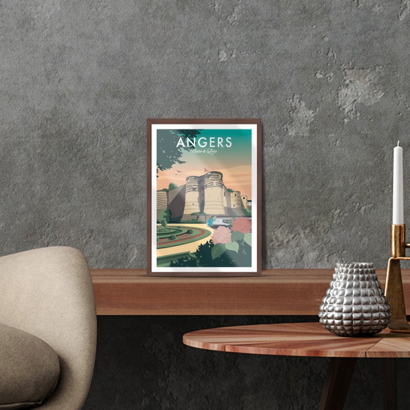 Affiche Angers SNCF Pays de la Loire La Boutique TER